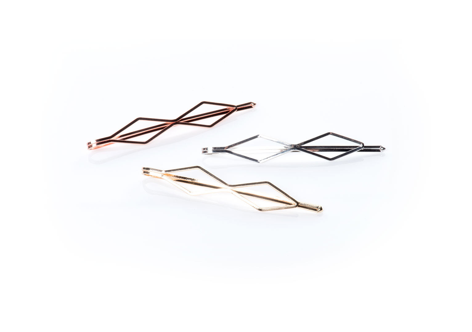 InStyler PIN IT UP Geometric Hair Bobby Pins - Metallic Colors